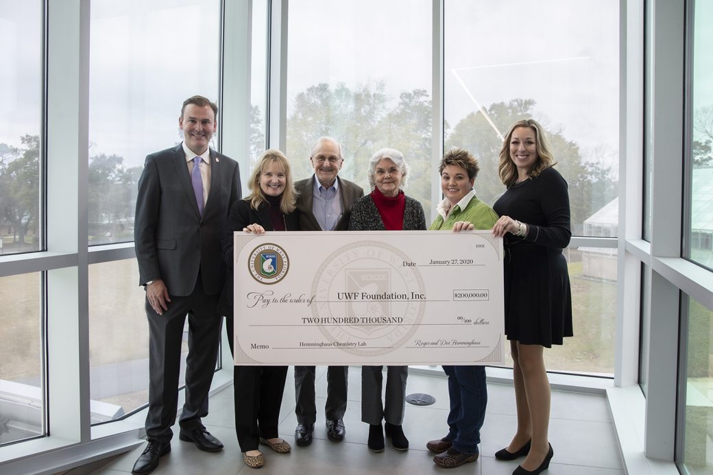 UWF announces $200k gift for first named lab in Laboratory Sciences ...